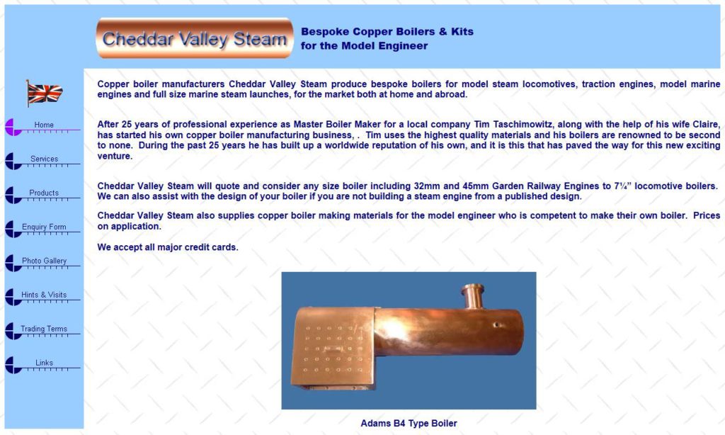 Cheddar • Model Engieering • Wild About Steam