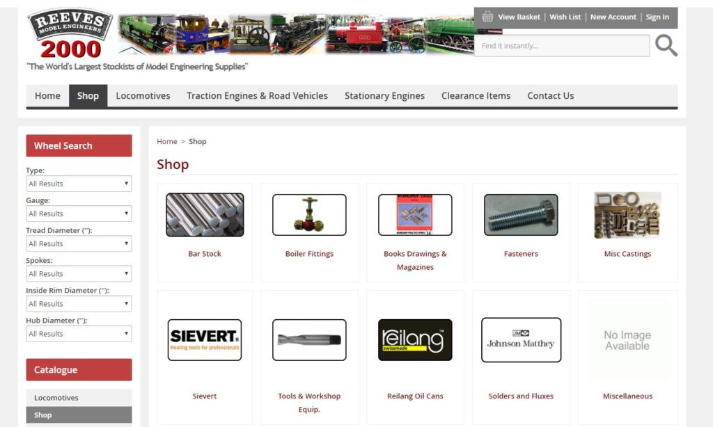 A.J. Reeves | Model Engineering Supplies | Wild About Steam